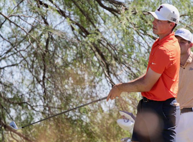 Photos: Hartland's Piercen Hunt makes it to match play with Illinois at ...