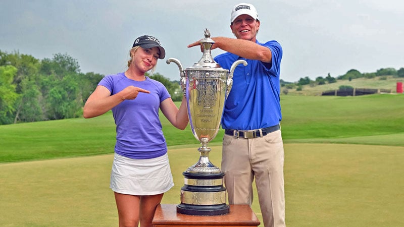 With daughter Izzi as his caddie, Steve Stricker wins his second ...