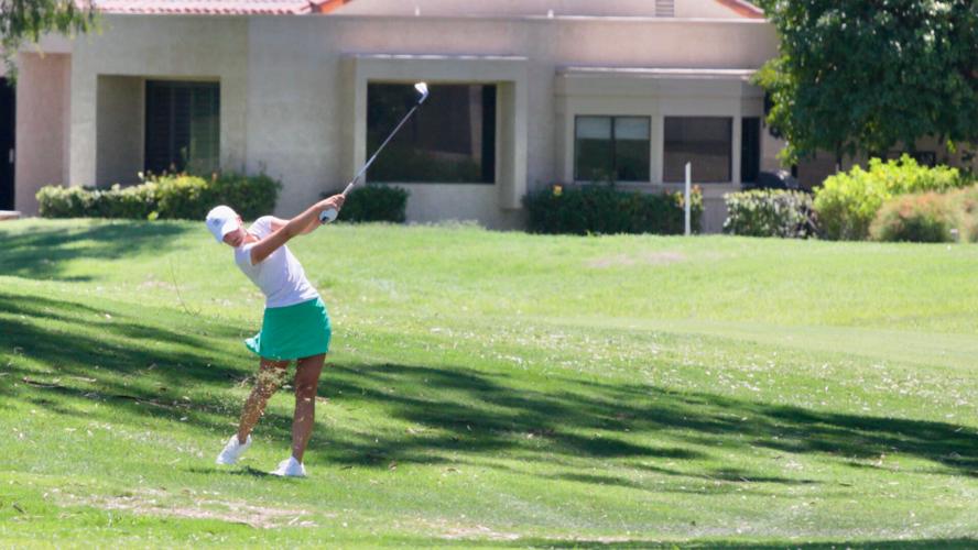 Photos: Wisconsin's Bobbi Stricker, Emily Lauterbach, Taitum Beck tee ...