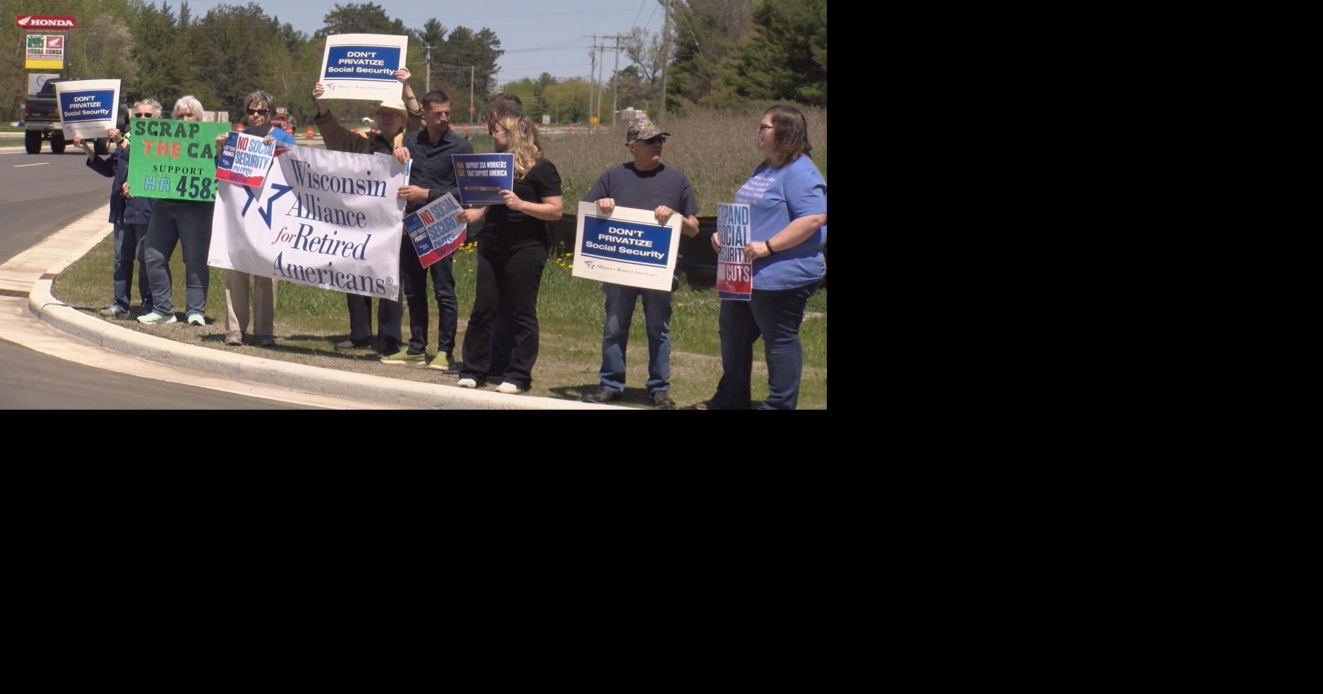 Wisconsin Alliance for Retired Americans holds rally in Rhinelander ...