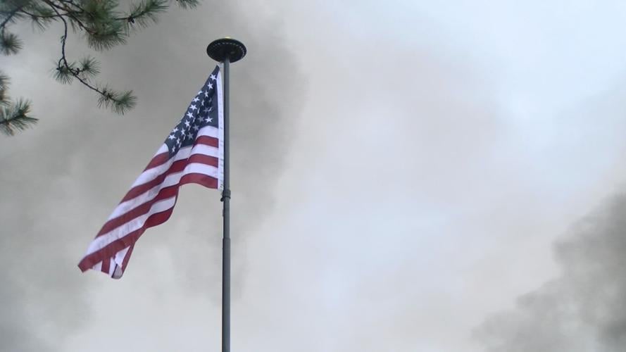 Flag retirement ceremony at Cross Country Bar & Grill honors veterans ...