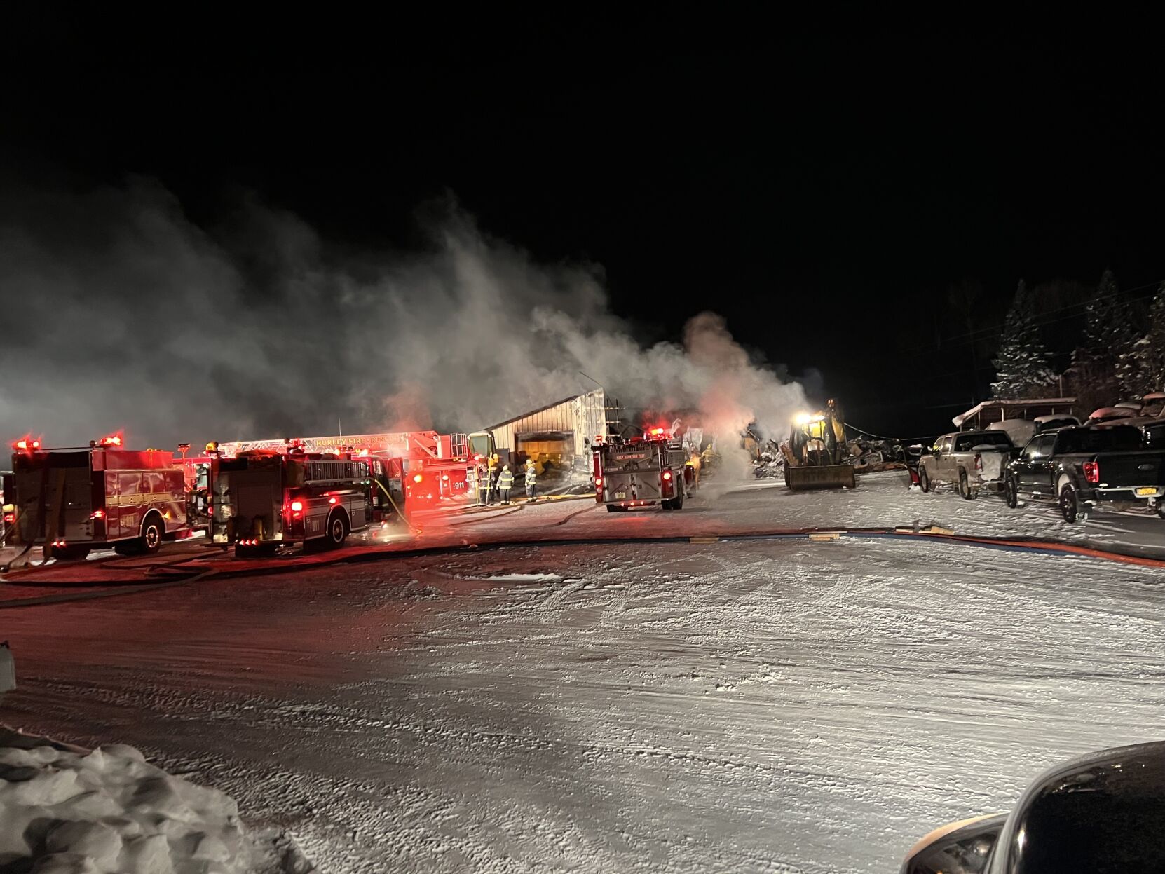 Fire takes place at Hurley construction company's workshop | News ...