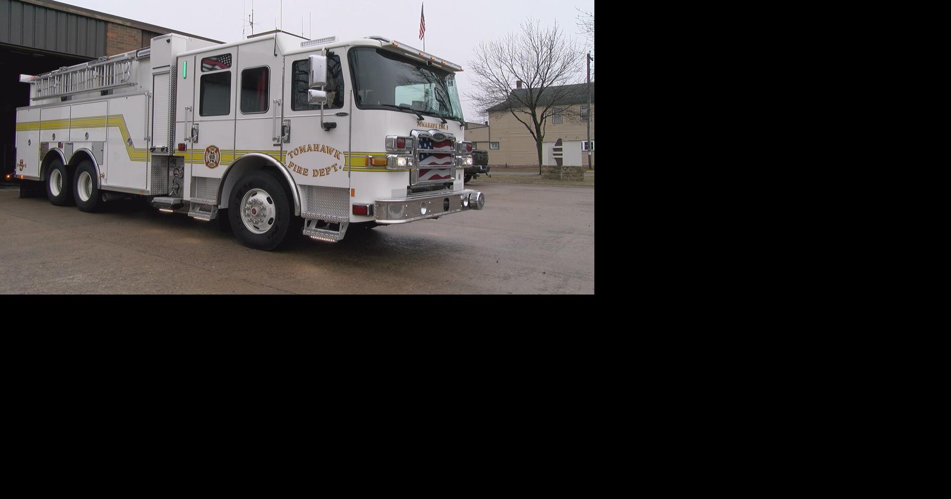 Tomahawk Fire Department receives new fire engine after 28 years | News ...
