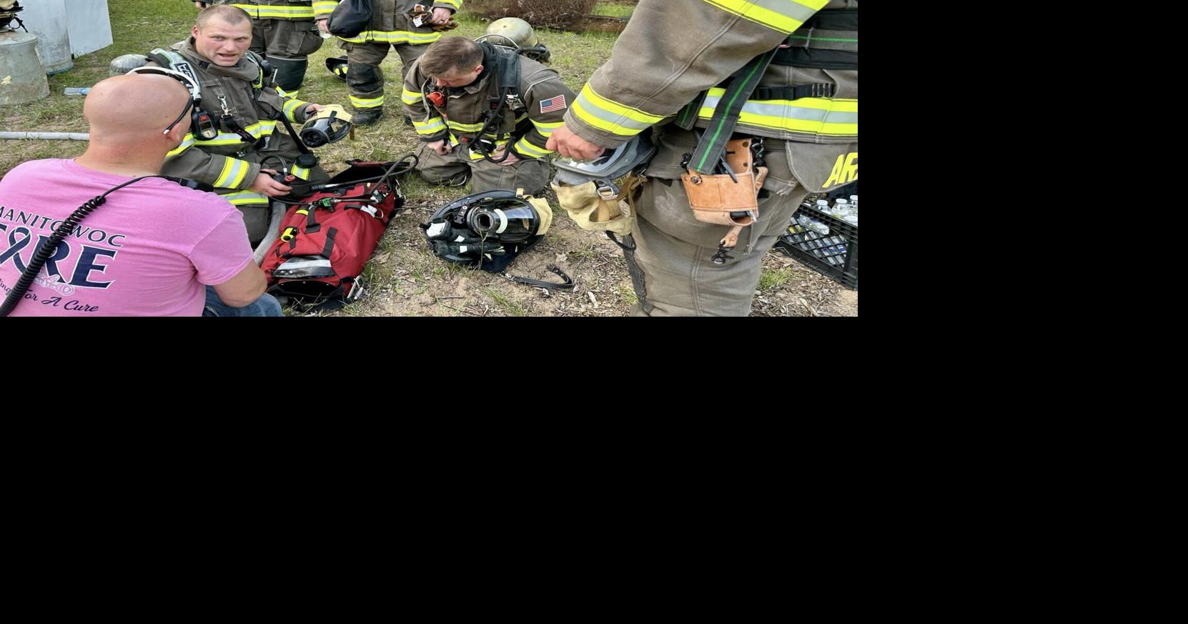 Local fire crews gather for realistic fire training at donated house ...