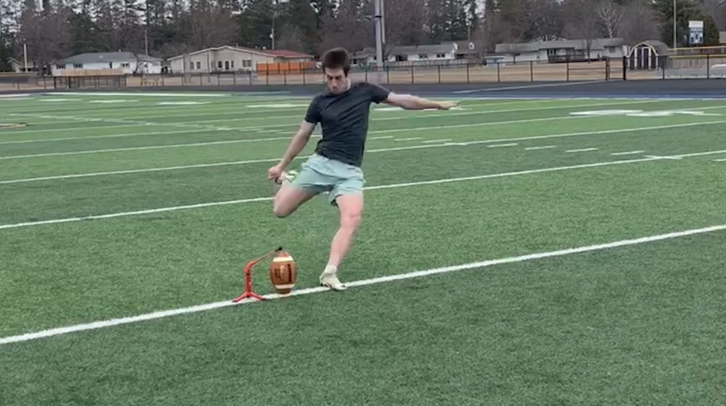 Tomahawk High School football kicker earns spot in prestigious showcase ...