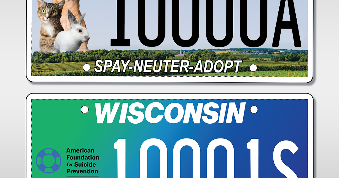 Wisconsin DMV offering two new license plates to drivers to support ...