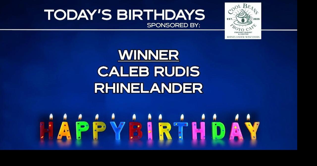 Birthday Club Winner 6-9-26 | Contests | wjfw.com