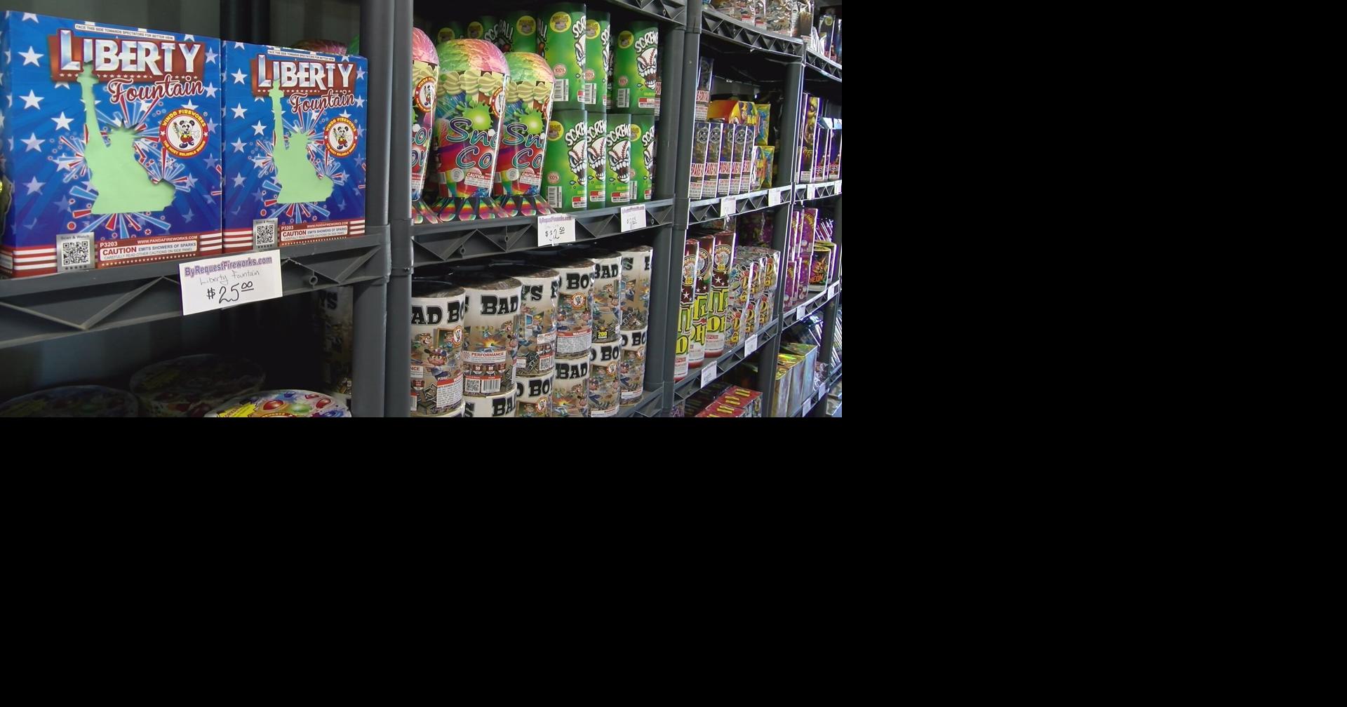 Local firework store is working around a short supply in smaller ...