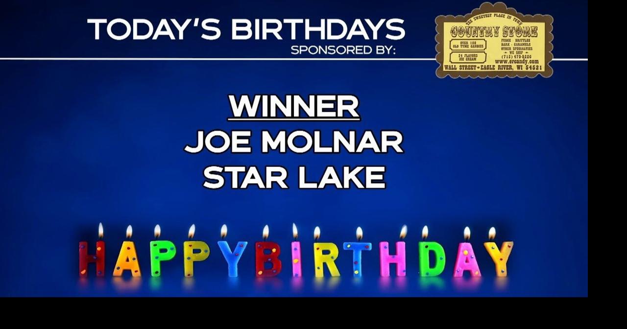 Birthday club winner 8-15-24 | Contests | wjfw.com
