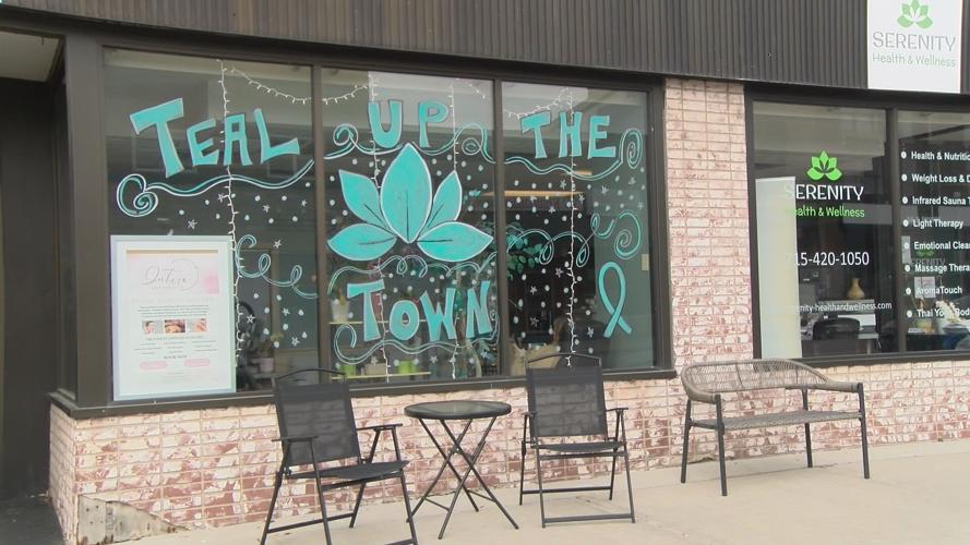 Rhinelander businesses show support for survivors with 'Teal Up The ...