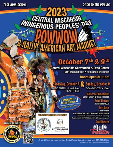 Indigenous People's Day Pow Wow set for Oct. 7-8 in Rothschild | News ...