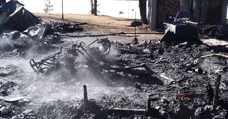 Garage explosion results in total loss Sunday | Local News | wjfw.com