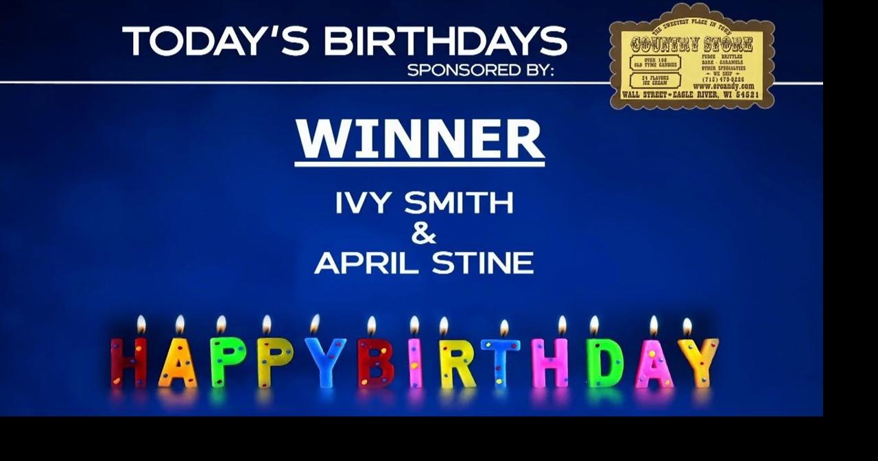 Birthday Club Winners 4-9-24, 4-10-24 | Contests | wjfw.com