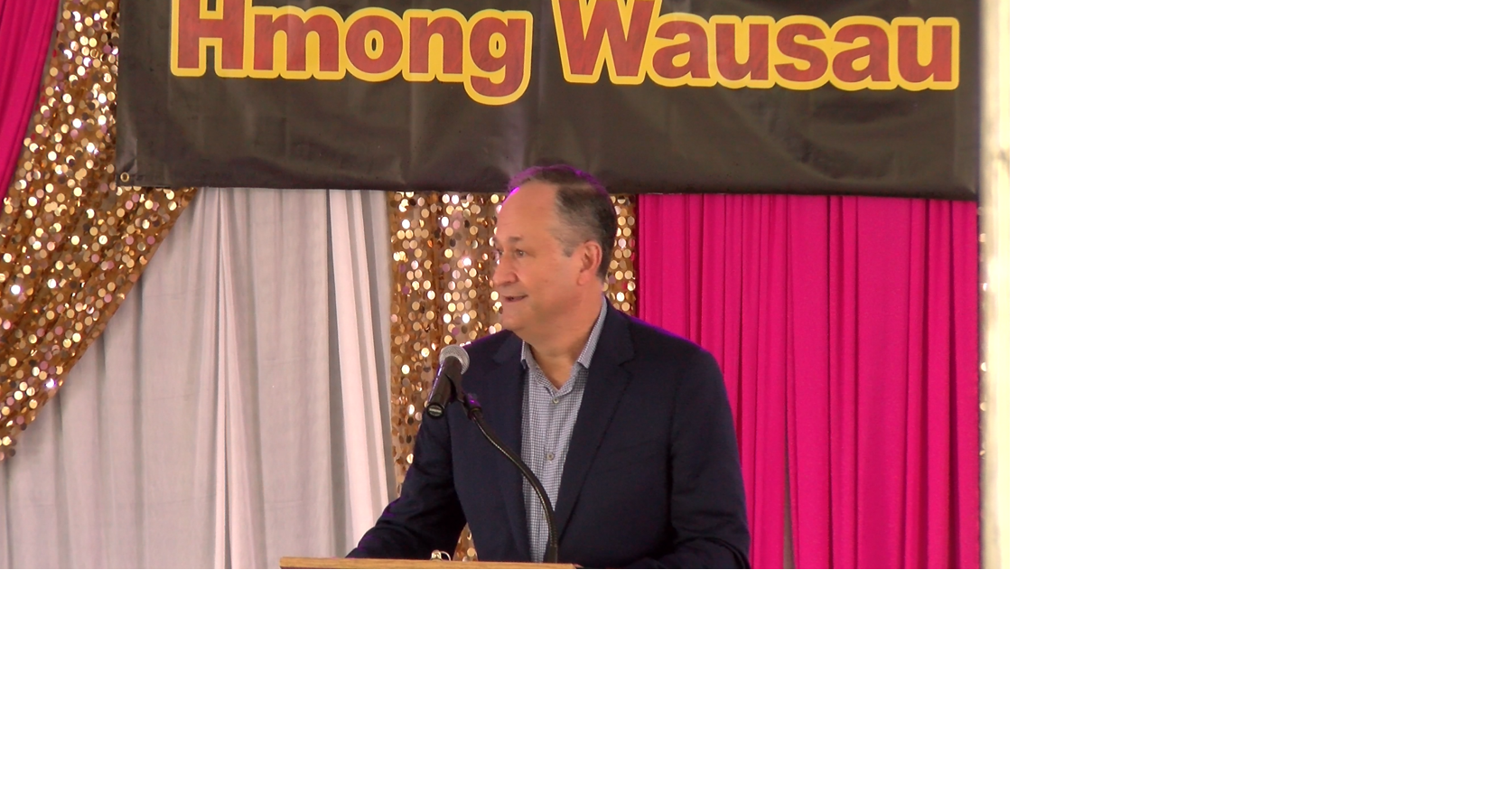 Second Gentleman Doug Emhoff visits Wausau | News | wjfw.com