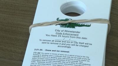Rhinelander street foreman urges residents to clear their sidewalks in ...