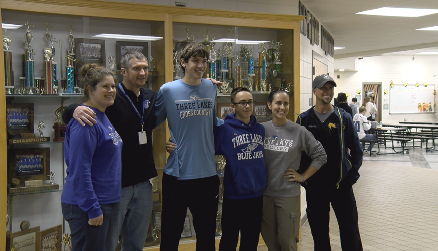 Three Lakes school district holds send off ceremony for state cross ...