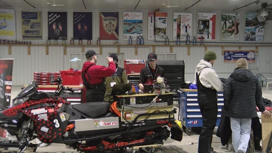 Students working on the future design of snowmobiles | Local News ...