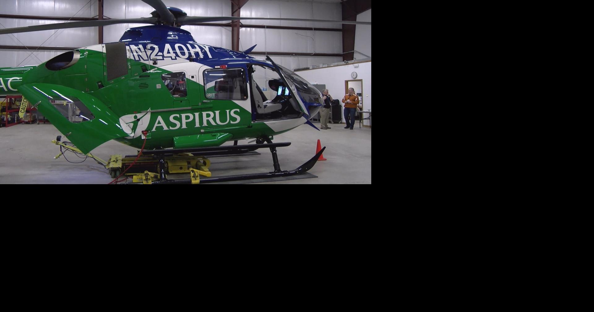 Howard Medical Center welcomes new Aspirus MedEvac Helicopter | Local ...