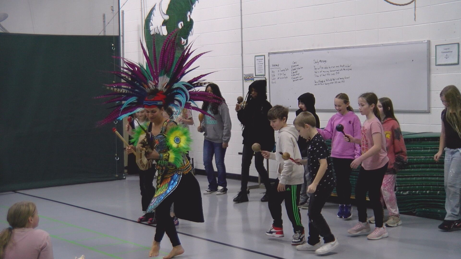 Mexican folk artists visit Crescent Elementary School teaching culture through story, art and ...