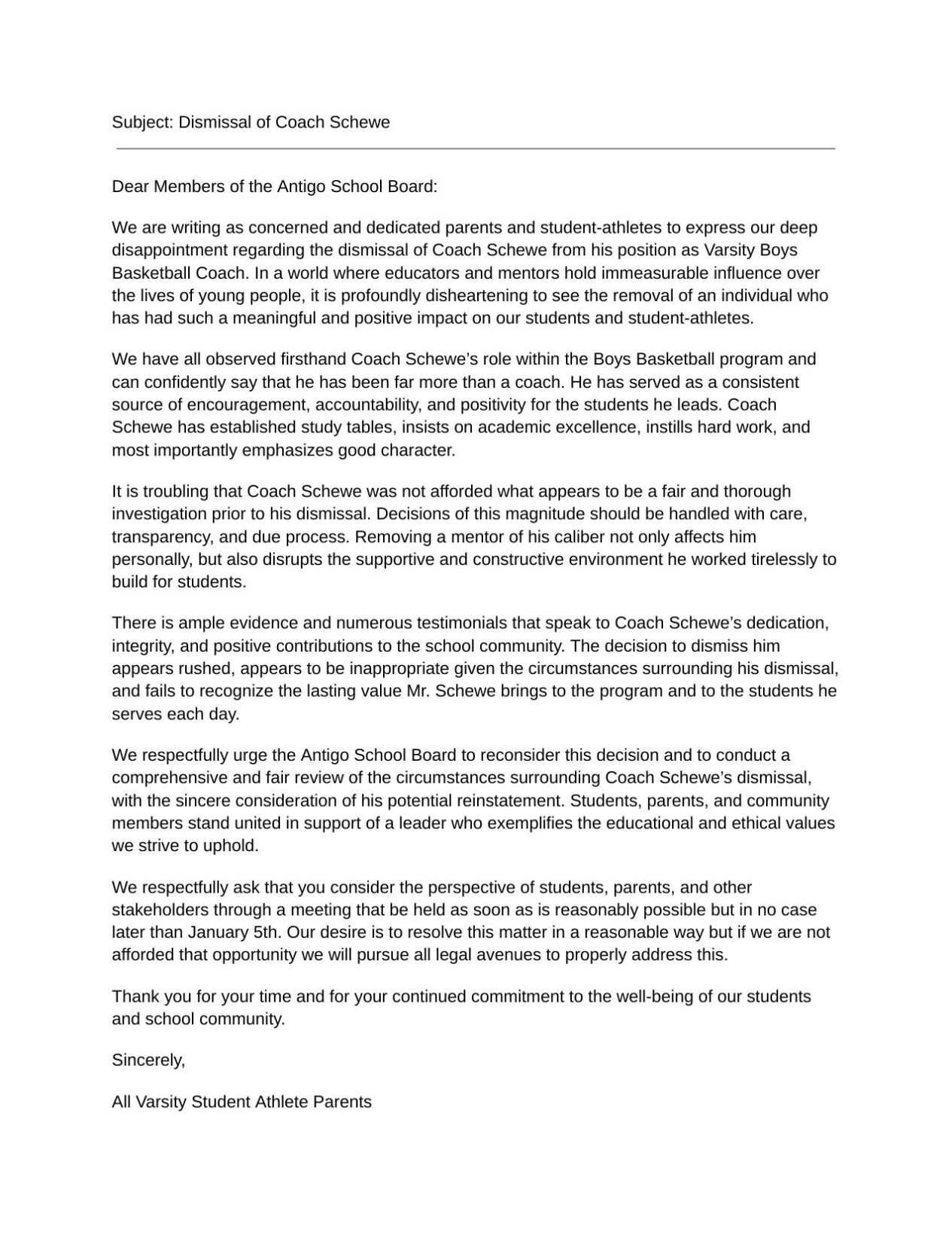 Antigo boys basketball starters protest sudden firing of coach | Sports ...