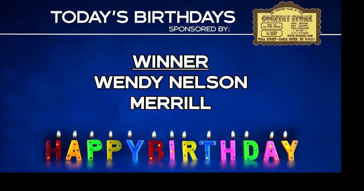 Birthday Club Winner 7-16-25 | Contests | wjfw.com