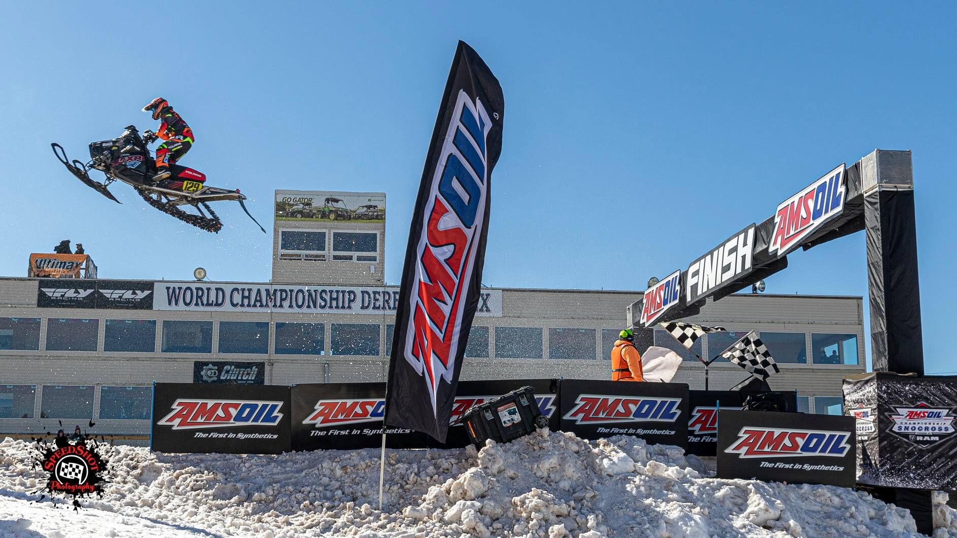 Snowmobile snocross racing returns to World Championship Derby Complex ...