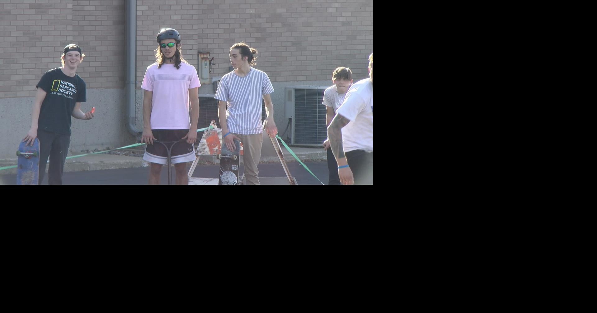 Skateboard enthusiasts show off their skills at pop up event in ...