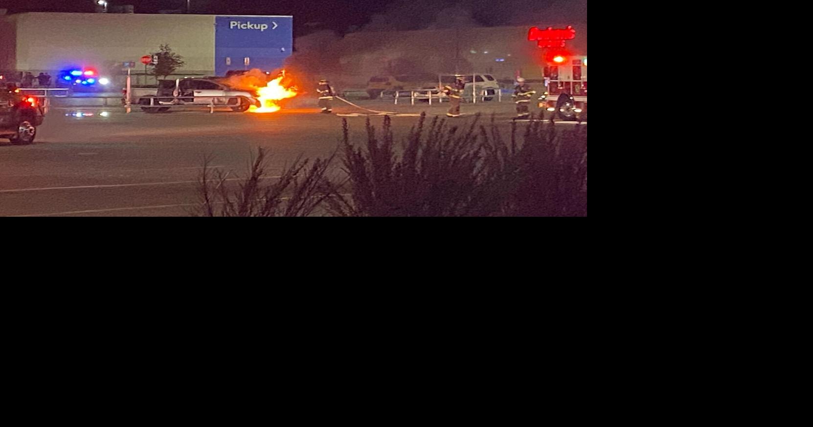 Car fire at Rhinelander Walmart Friday night | News | wjfw.com