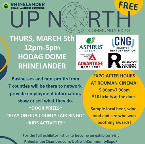 Up North Community Expo coming to Rhinelander’s Hodag Dome | Local News ...