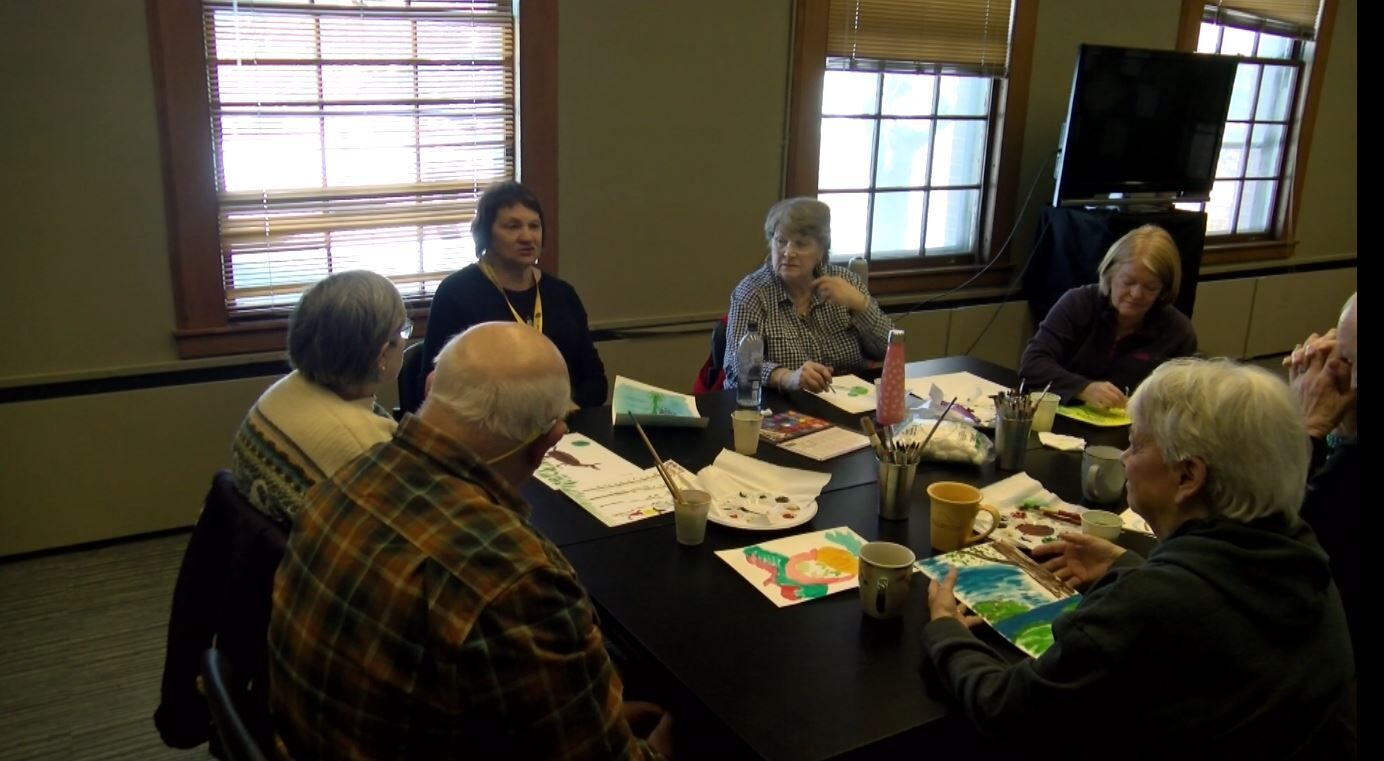 ArtStart holds painting event to assist those stuggling with memory ...
