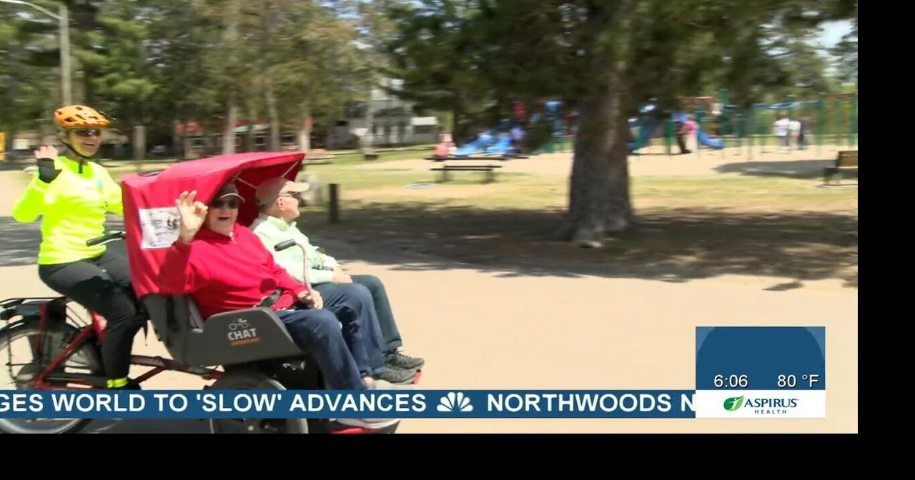 Rhinelander seniors enjoy trishaw rides in Pioneer Park thanks to ...
