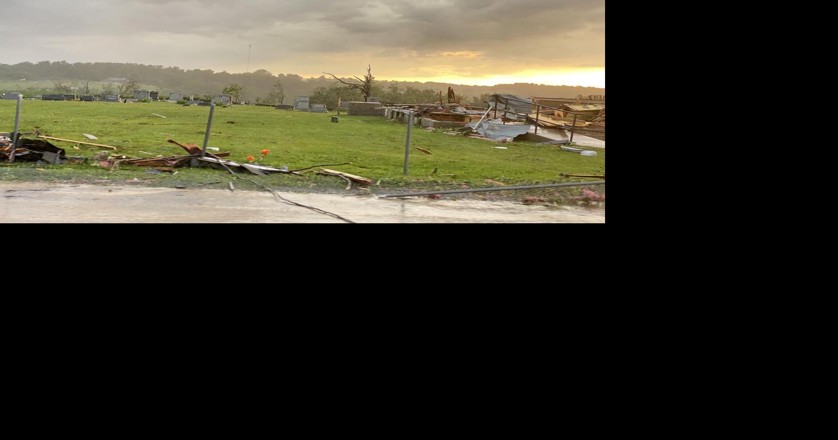 PHOTOS: Flooded roadways, hail and wind damage as strong storms move ...