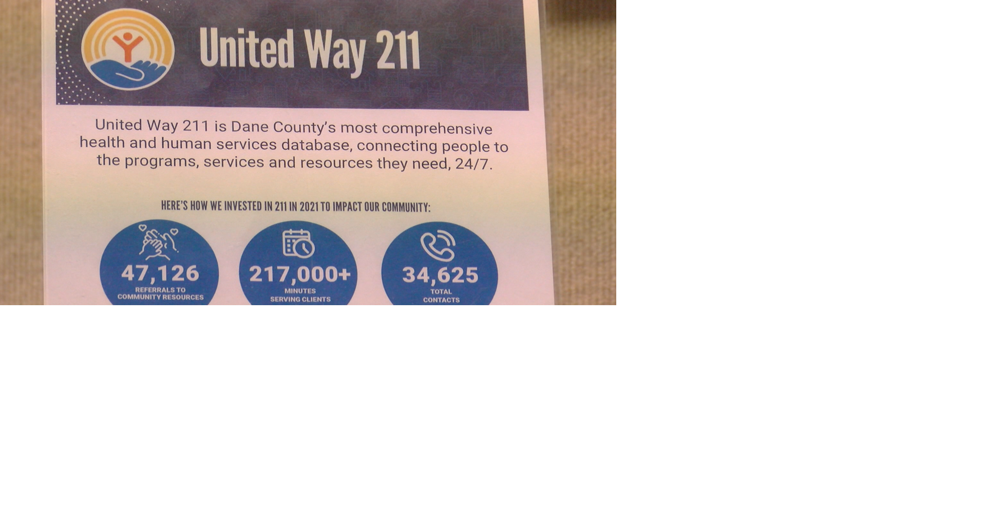 Dane County's 211 call center sees surge in demand for assistance ...