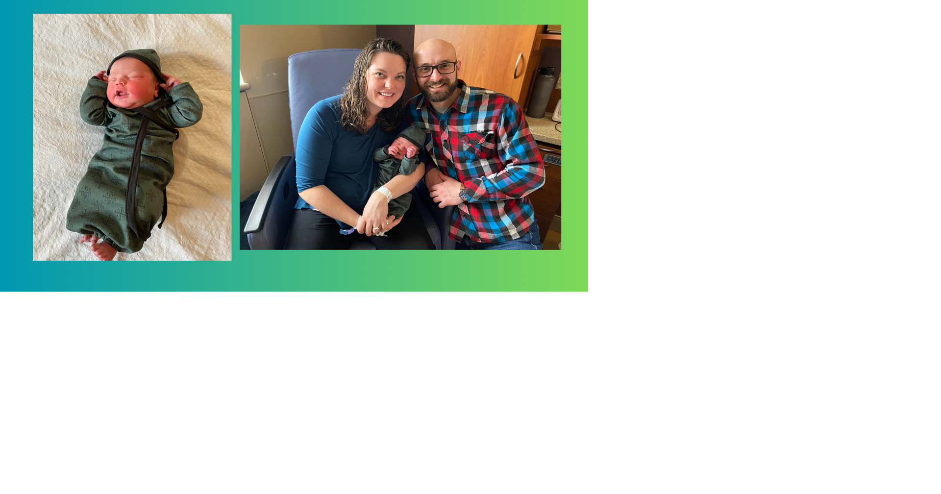 SSM Health hospital welcomes first baby of 2024 | News | wkow.com