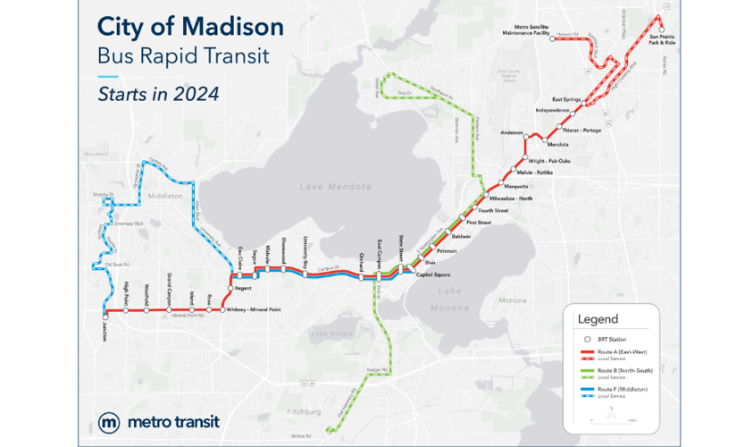 Main construction work for Madison bus rapid transit begins despite ...