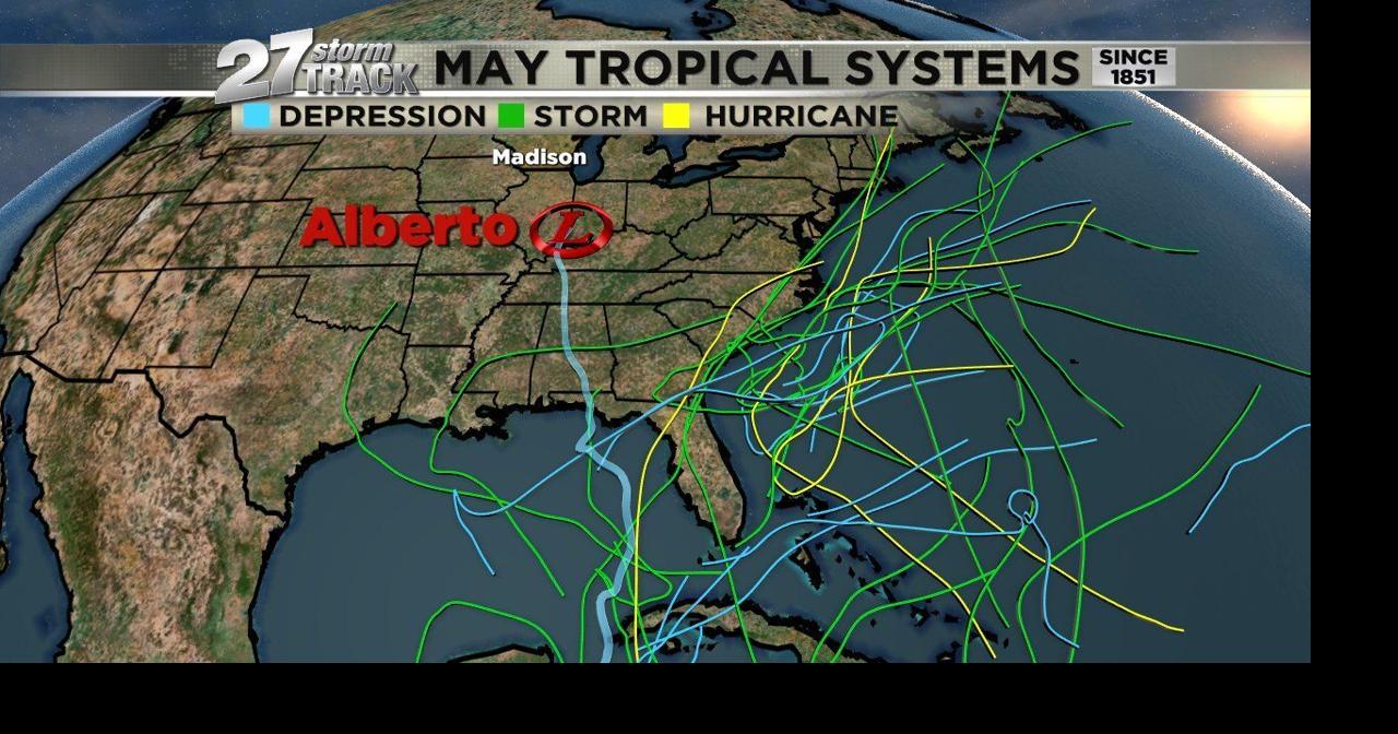 Record-setter: Alberto is the first May tropical system to make it to ...