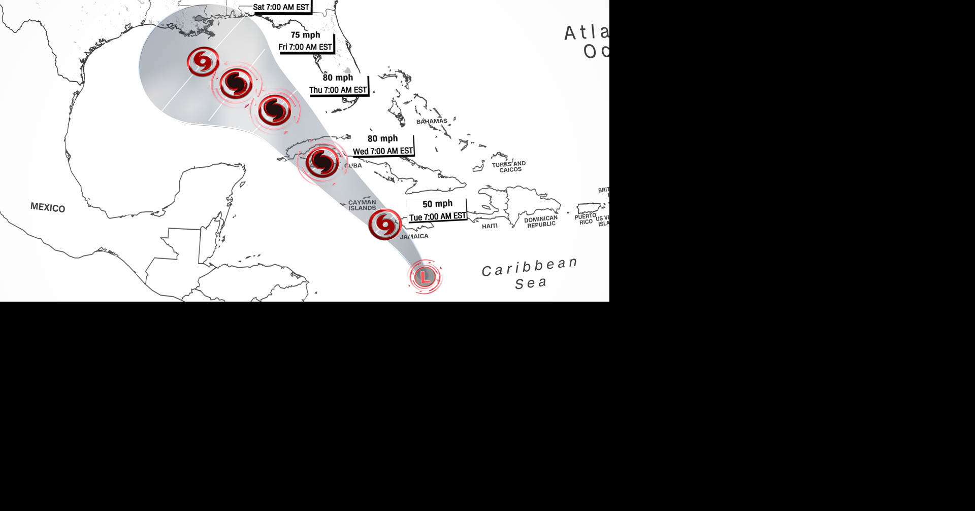 Tropical Storm Rafael forms in the Caribbean and could threaten the US ...