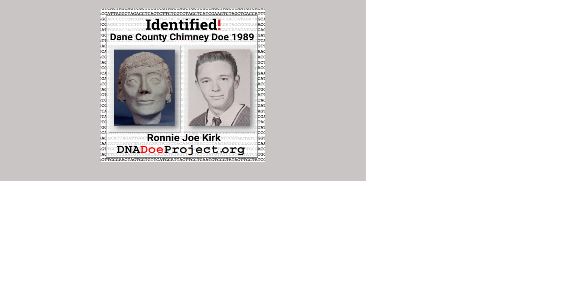 Dane County Chimney Doe identified after 34 years | Top Stories | wkow.com