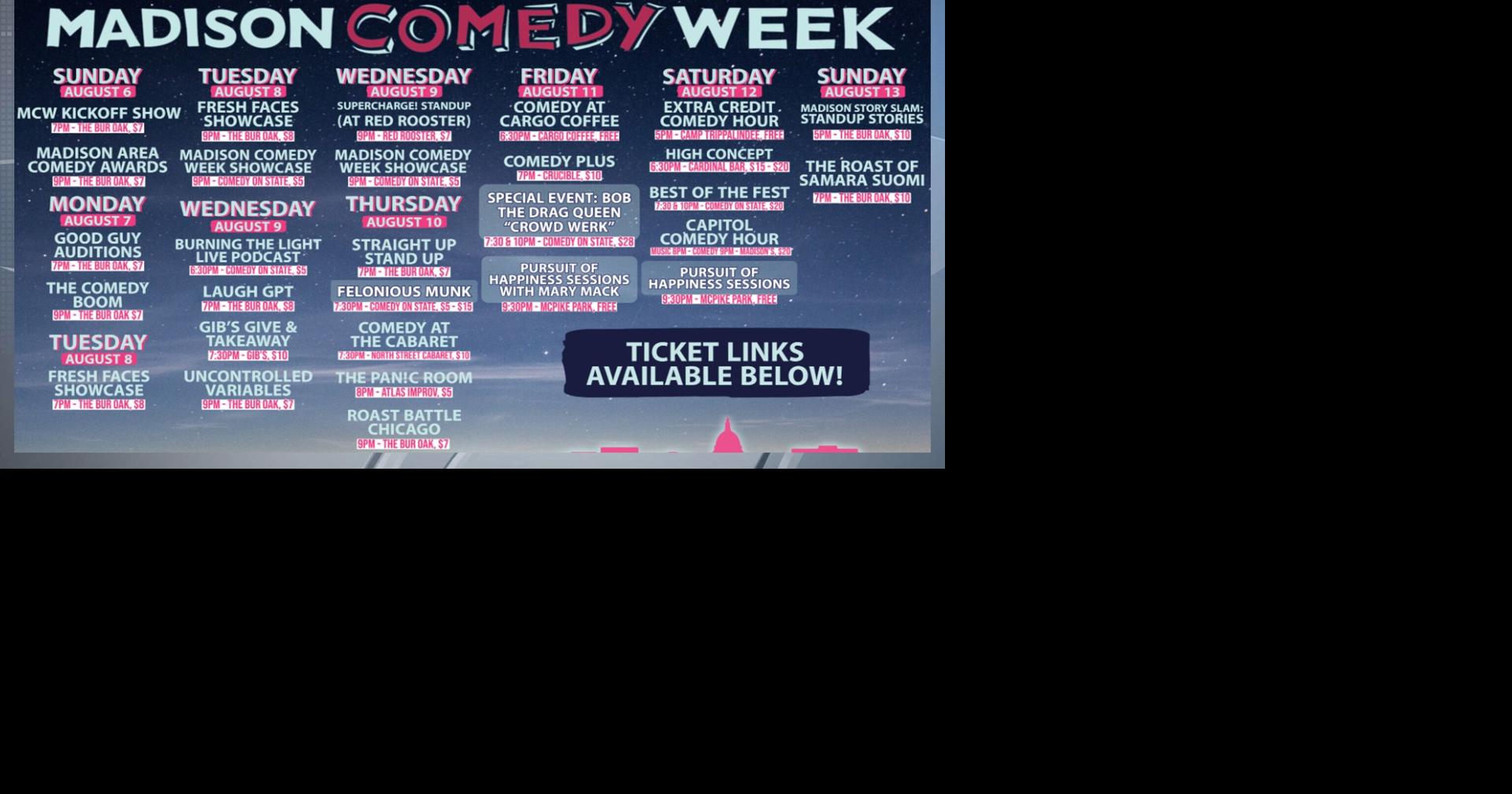 Comedy Week kicks off in Madison | News | wkow.com