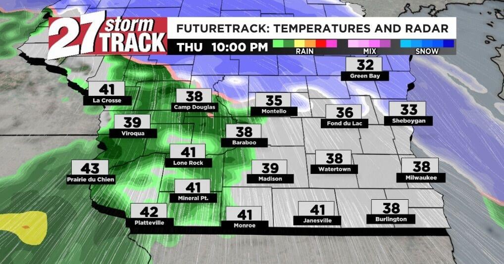 Scattered rain, strong winds and weekend snow | Forecast | wkow.com