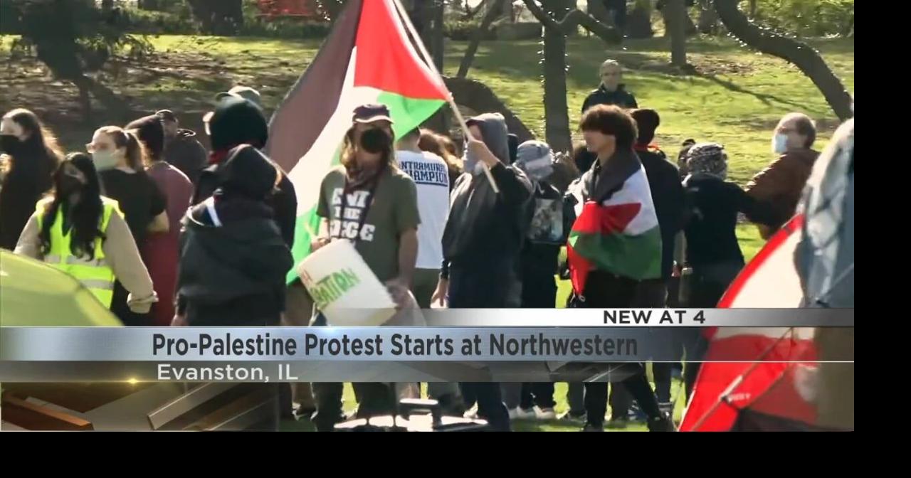 Pro-Palestine protest starts at Northwestern | Video | wkow.com