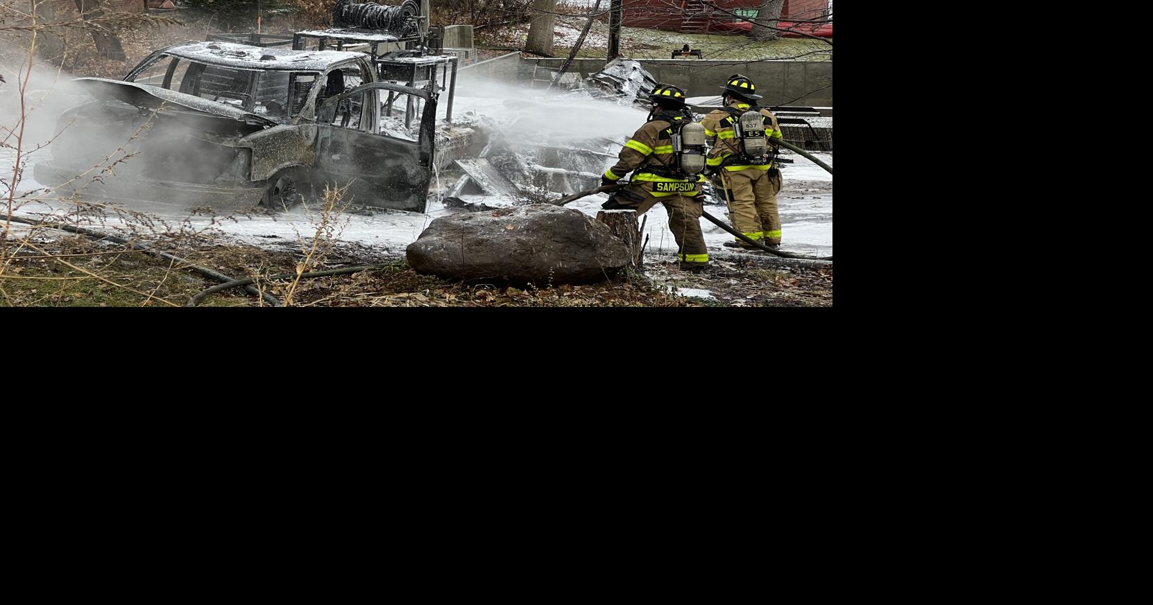 Smoke from truck fire was visible from across Lake Monona | News | wkow.com