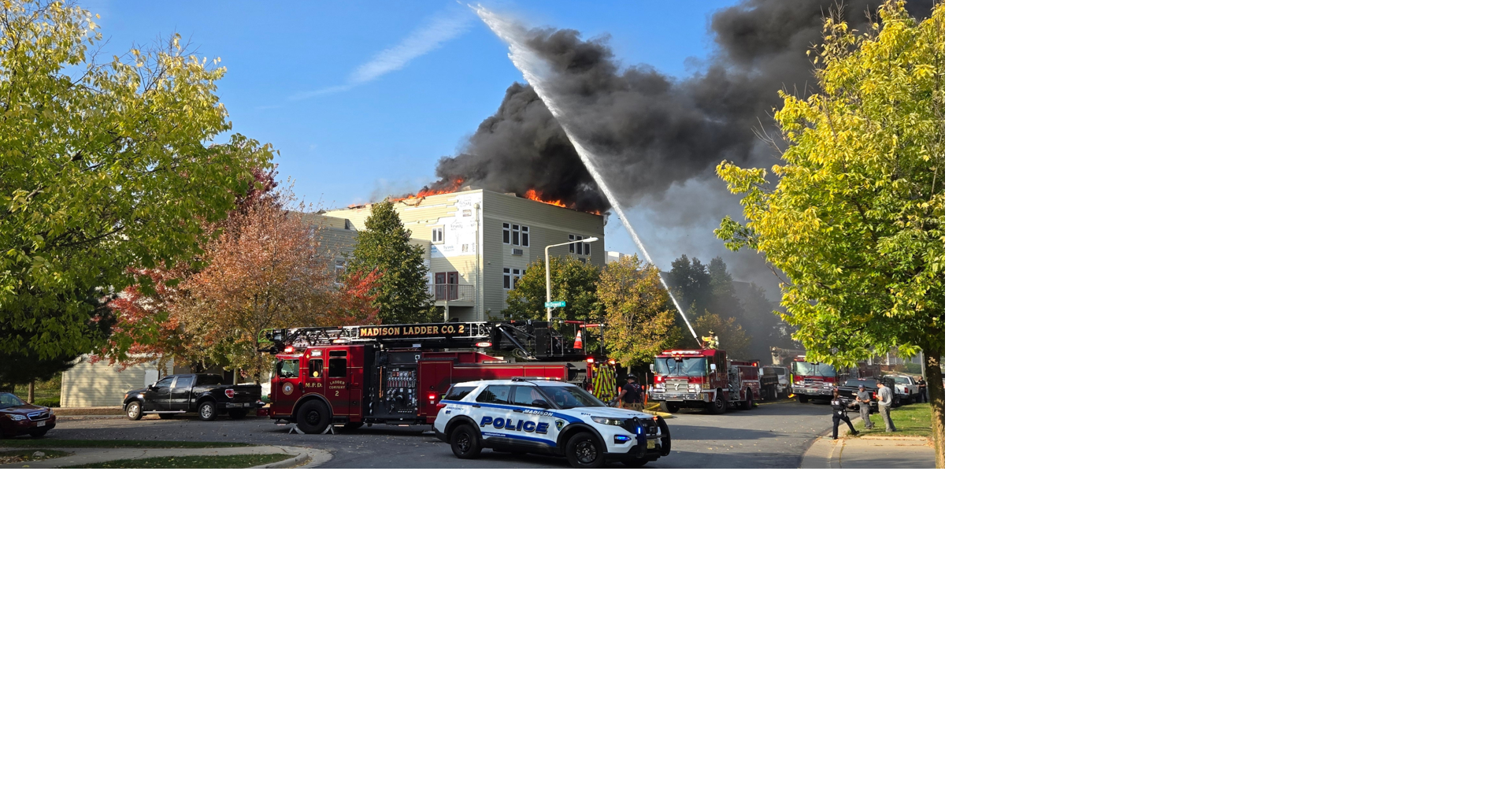 Madison firefighters battle condo fire on Starr Grass Drive | News ...