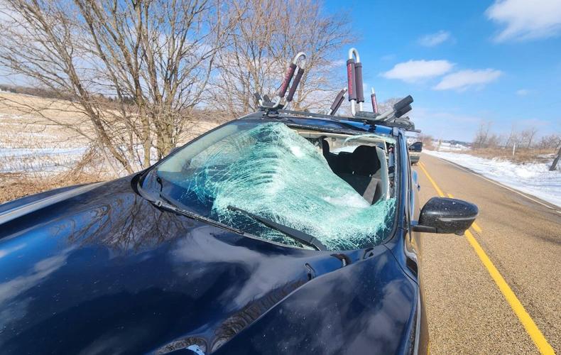 'It happened so fast': Dozens of drivers with busted windshields after ...