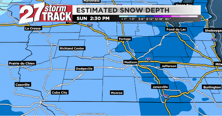 Snow wraps up and cold moves in | Weather | wkow.com