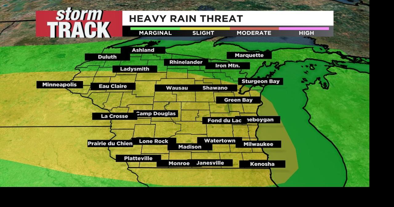 Heavy rainfall chances this weekend | Forecast | wkow.com