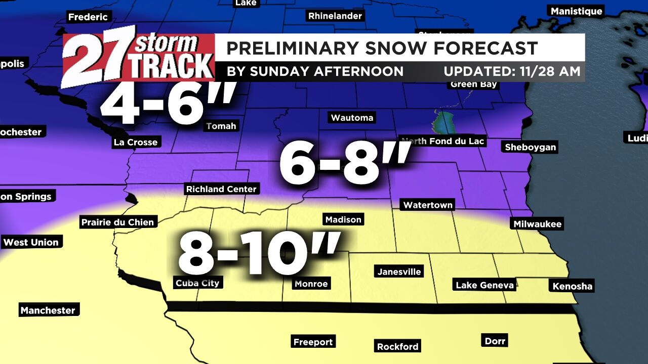 Clear today before winter storm moves in tomorrow | Forecast | wkow.com