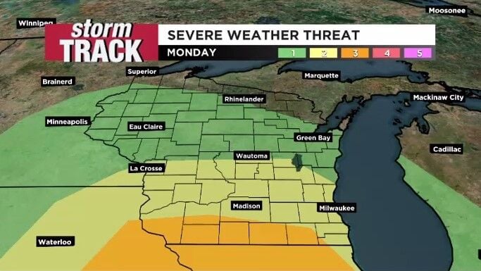 Tracking severe weather for the start of the week | Forecast | wkow.com