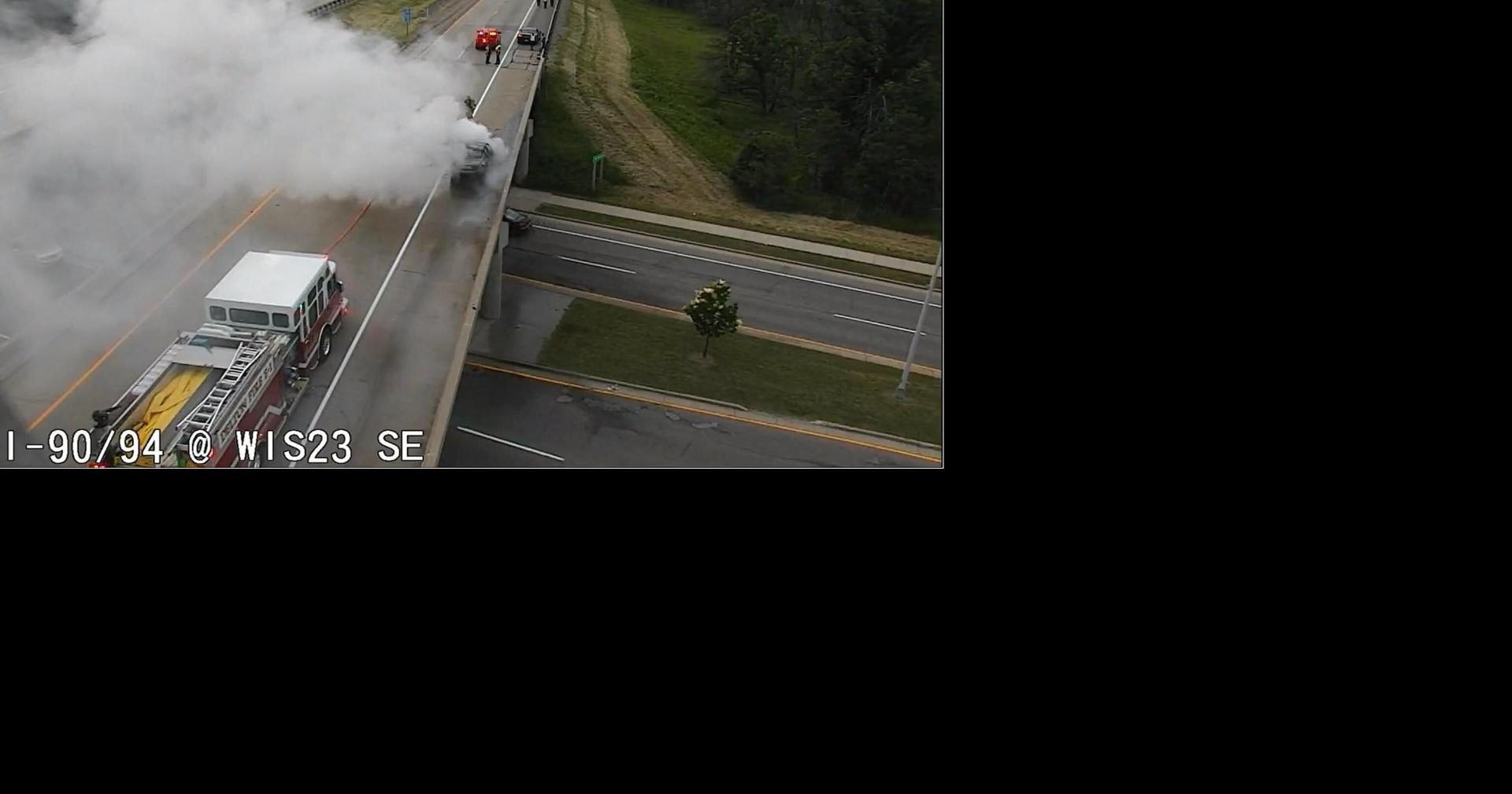 I-90/94 near Lake Delton reopened after car fire | News | wkow.com