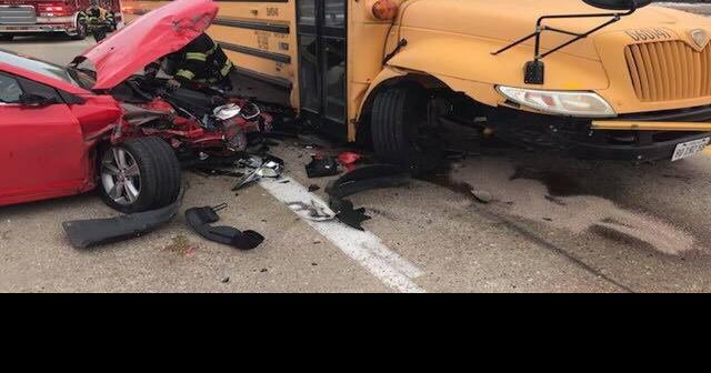 Beloit police investigating crash involving school bus and car ...
